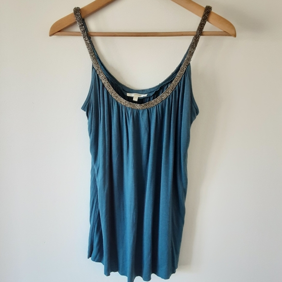 Matty M | Tops | Matty M Beaded Tank | Poshmark